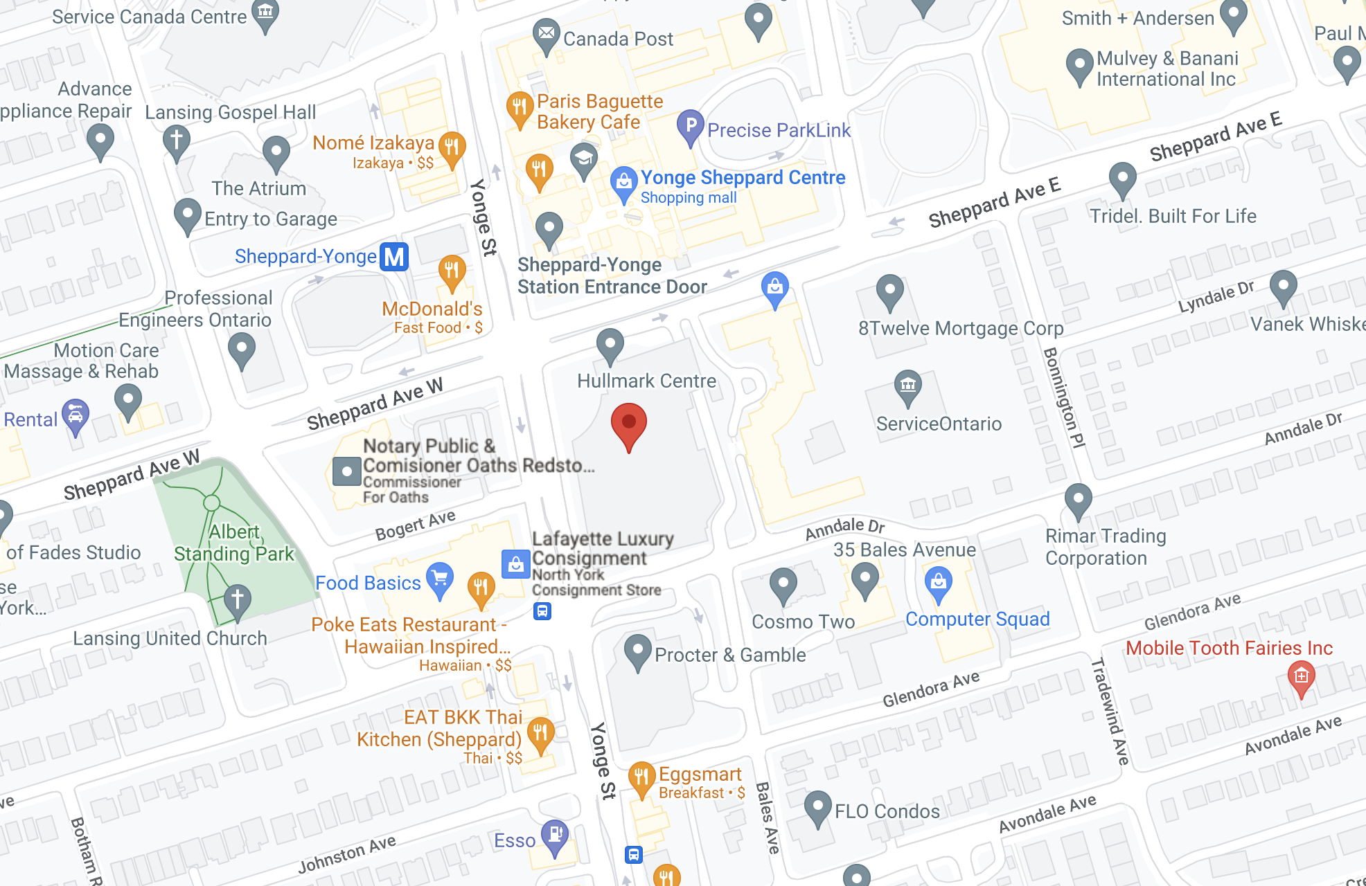 Contact Us - AV 1611 Bible Baptist Church - 4789 Yonge St, Toronto